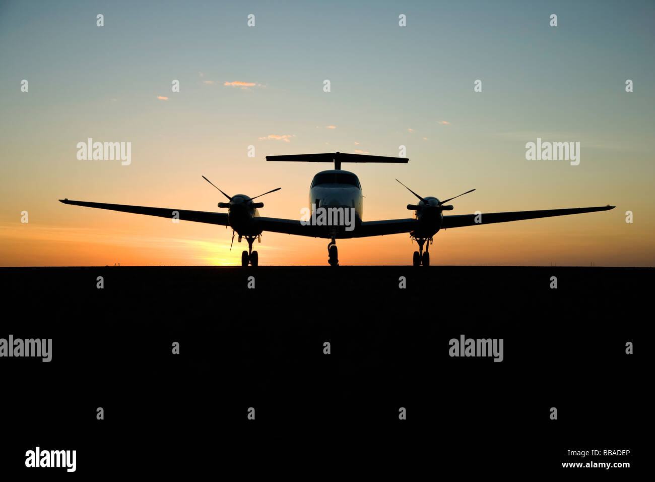 An airplane on the runway Stock Photo - Alamy