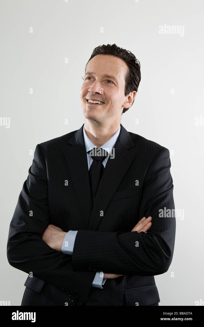 A happy businessman, portrait Stock Photo - Alamy