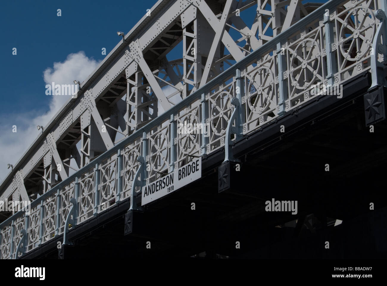 Anderson Bridge, Singapore Stock Photo - Alamy