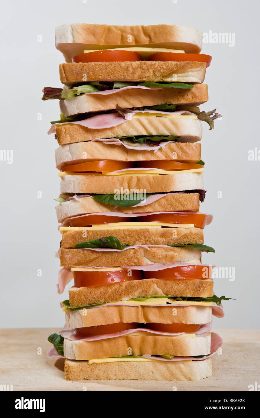 A large sandwich Stock Photo - Alamy