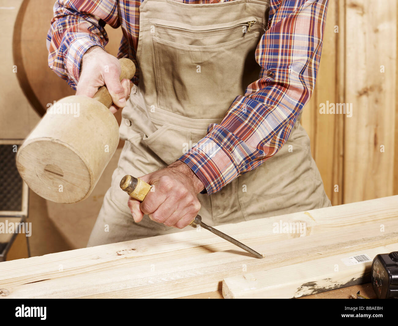 Man chiseling hi-res stock photography and images - Alamy