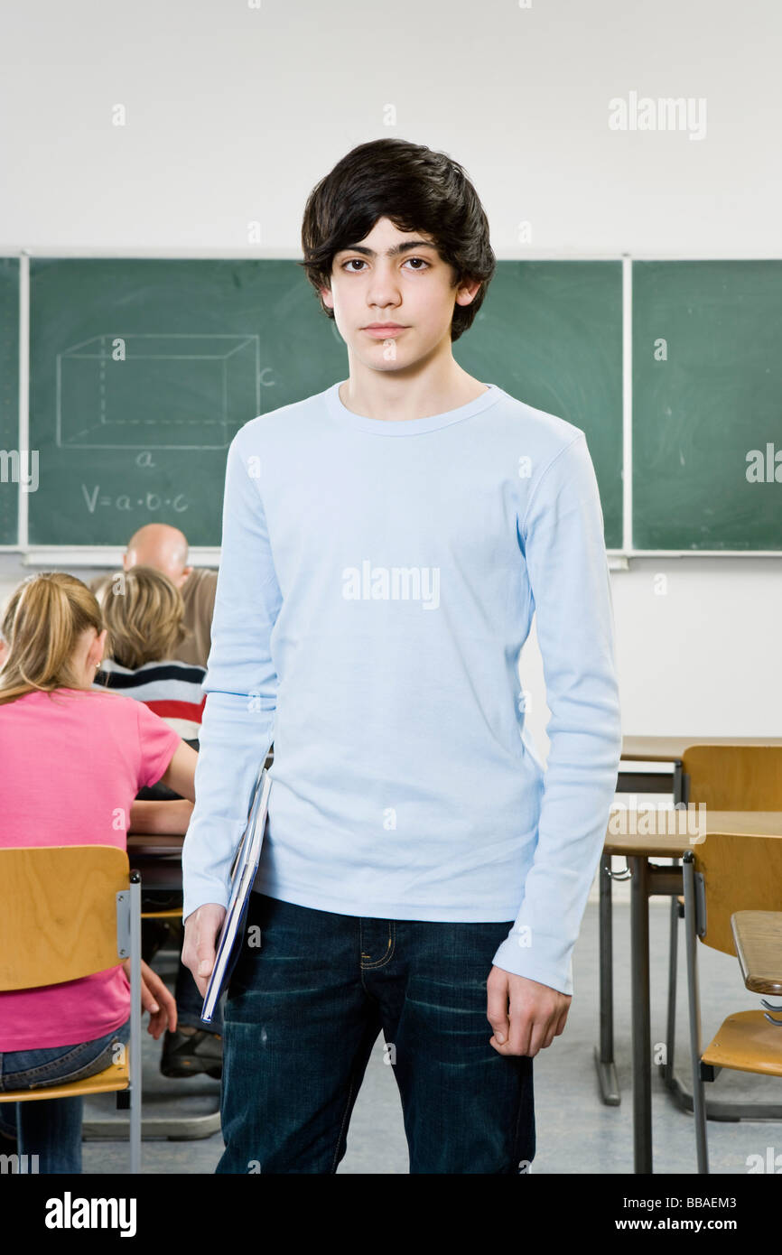 Secondary classroom serious hi-res stock photography and images - Alamy