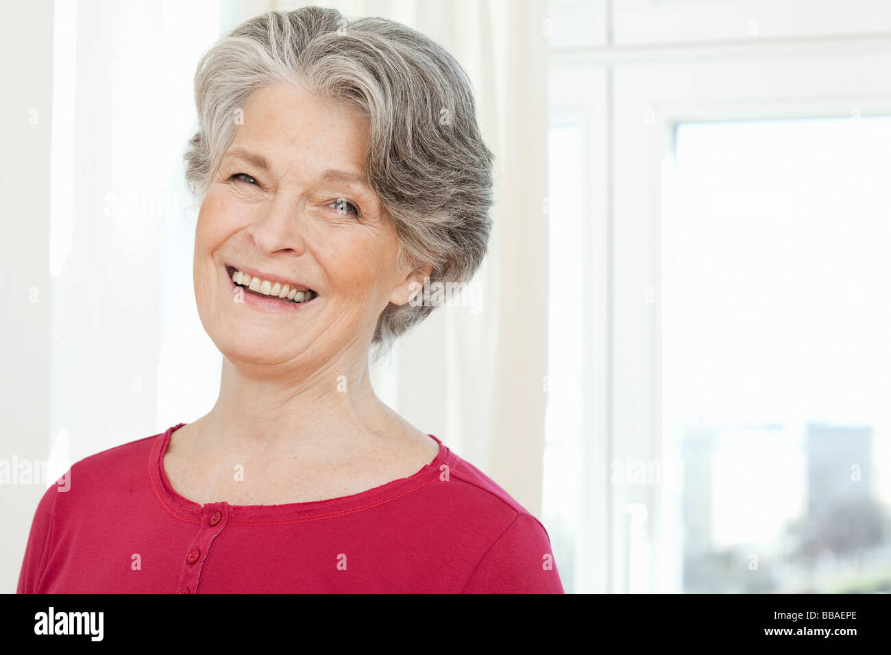 Portrait of a senior woman Stock Photo - Alamy