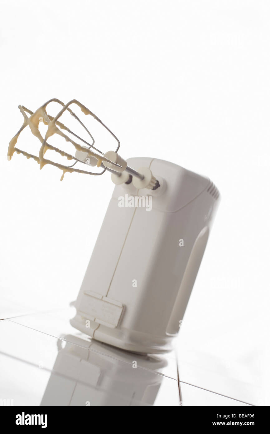 Electric mixer, dirty Stock Photo - Alamy