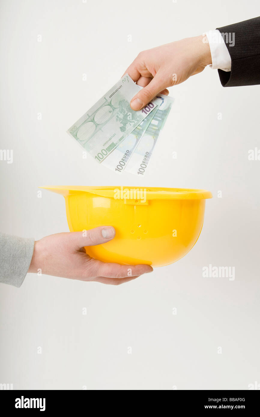 Businessman giving bribe on hi-res stock photography and images - Alamy
