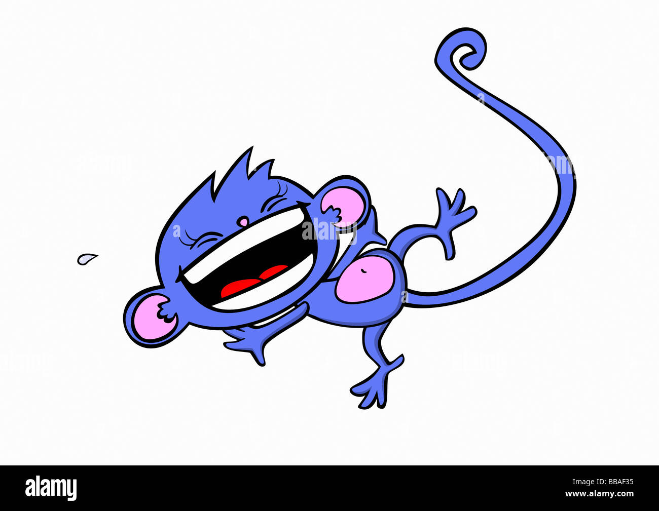 Monkey laughing hi-res stock photography and images - Alamy