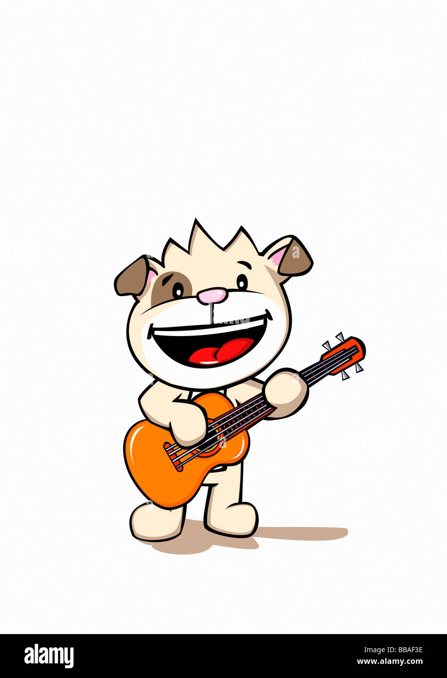 Animal playing music painting hi-res stock photography and images - Alamy