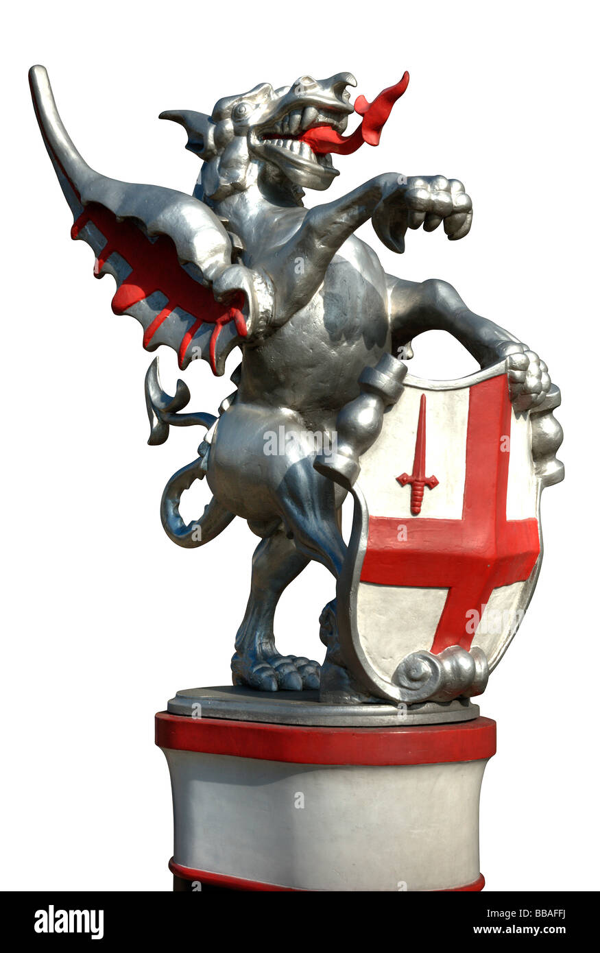 City of london dragon statue hi-res stock photography and images - Alamy