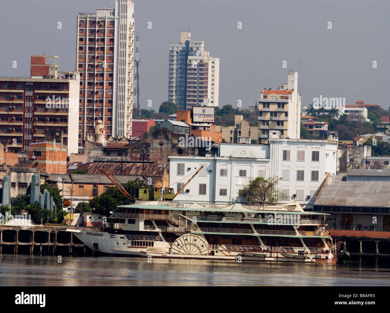 Paraguay.Asunción city and the Paraguay River Stock Photo - Alamy