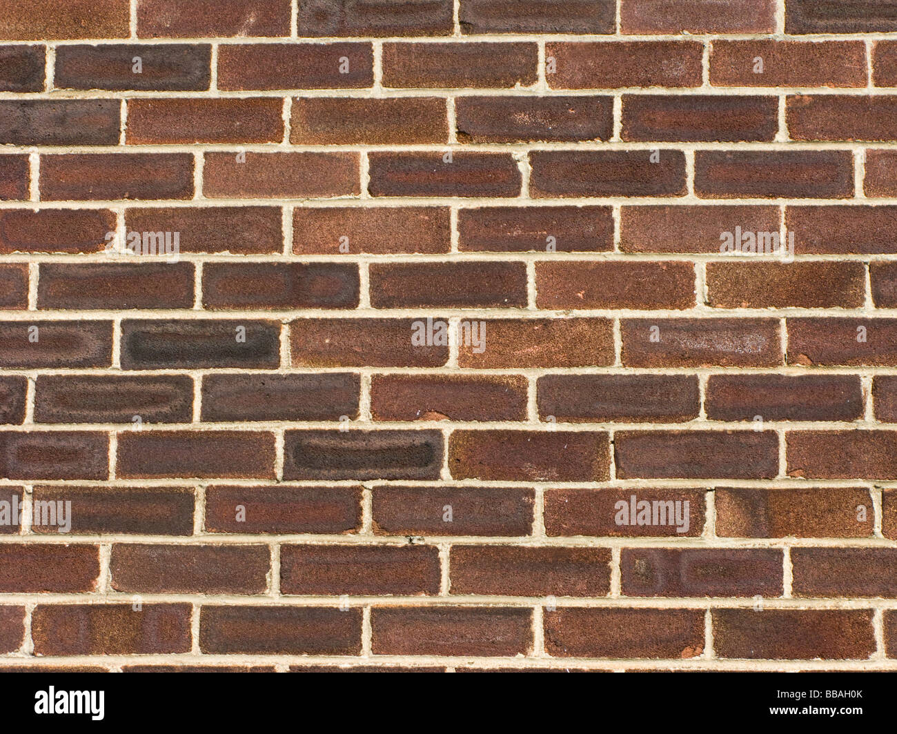 Brick wall constructed in Stretcher Bond London UK Stock Photo - Alamy