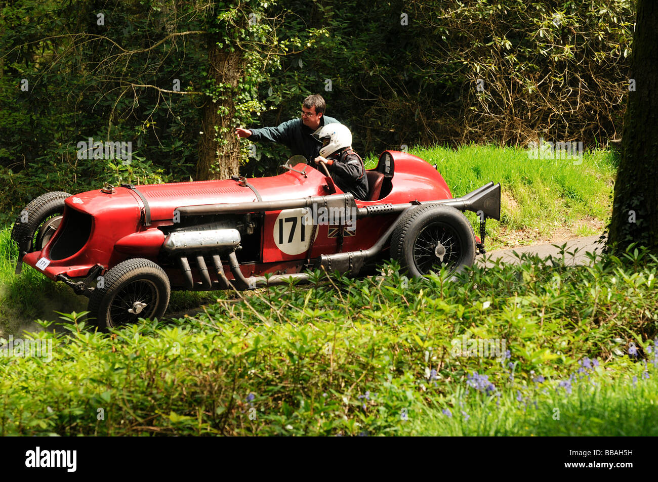 Napier Bentley 1929 24000cc wiscombe hill climb 10 May 2009 Stock Photo ...