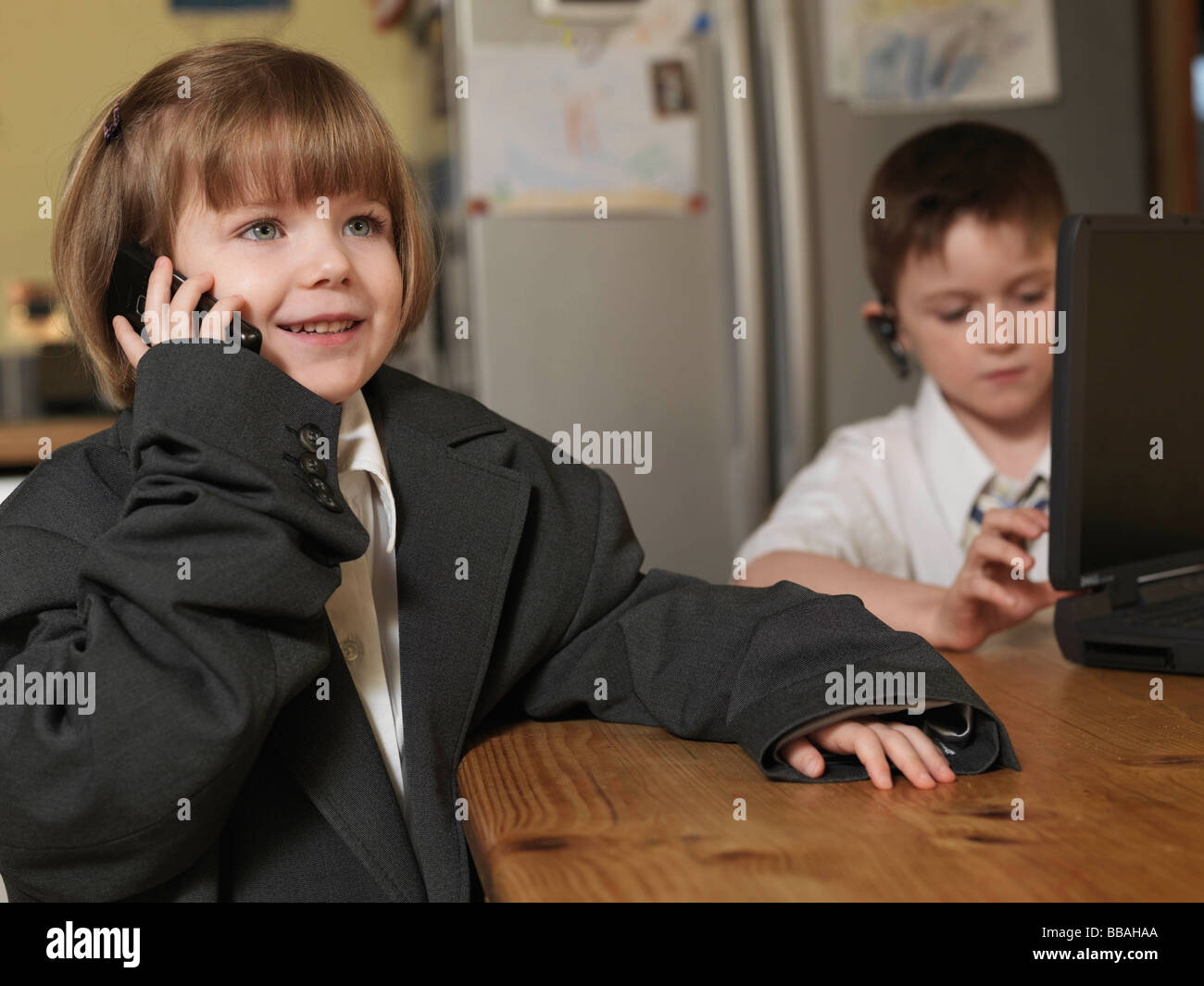 children dressed as business people Stock Photo - Alamy