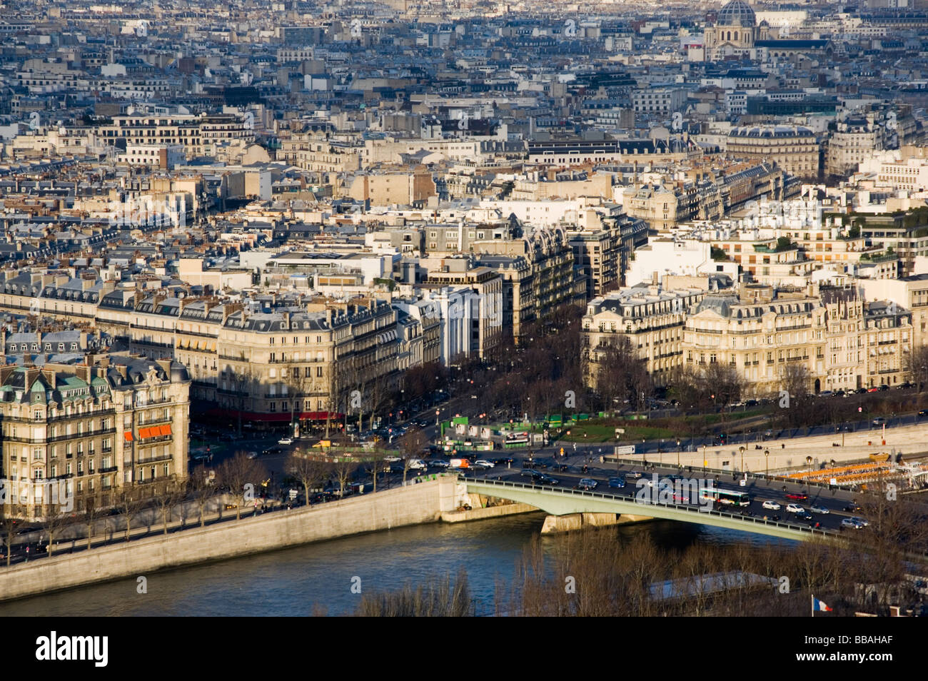 View across paris from the eiffel tower hi-res stock photography and ...