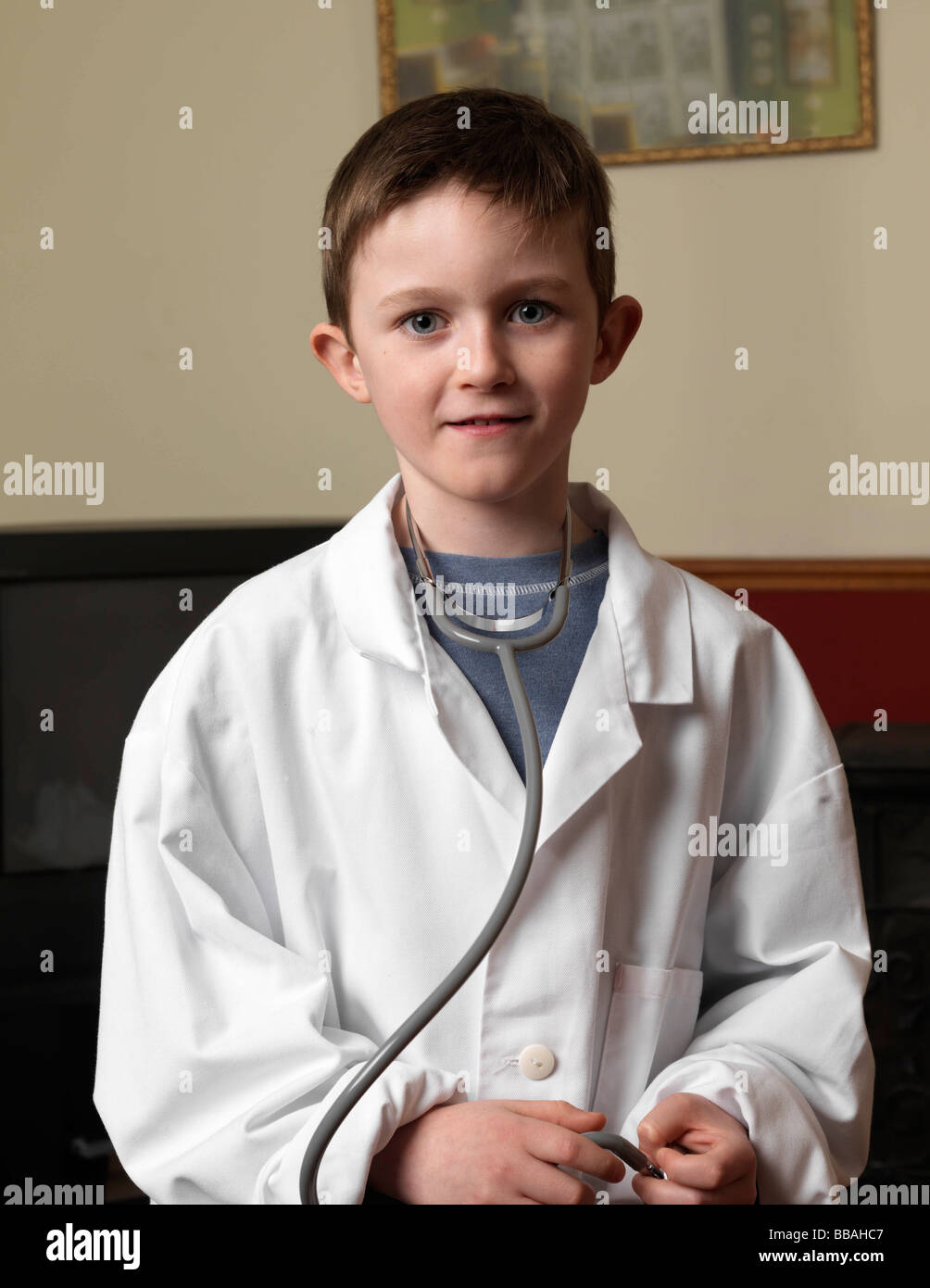 Nurse dressing boy hi-res stock photography and images - Alamy