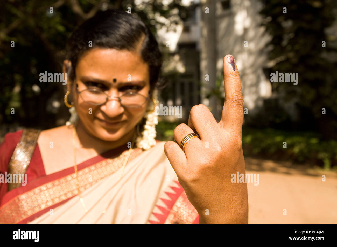 A member of the world's largest electoral franchise, India, proudly ...