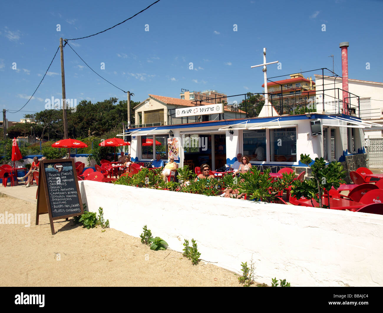 Santa susanna spain cafe hi-res stock photography and images - Alamy
