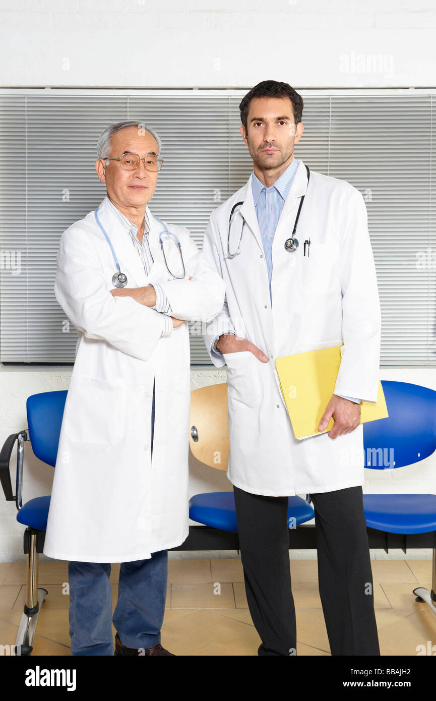 Doctors in waiting room Stock Photo - Alamy