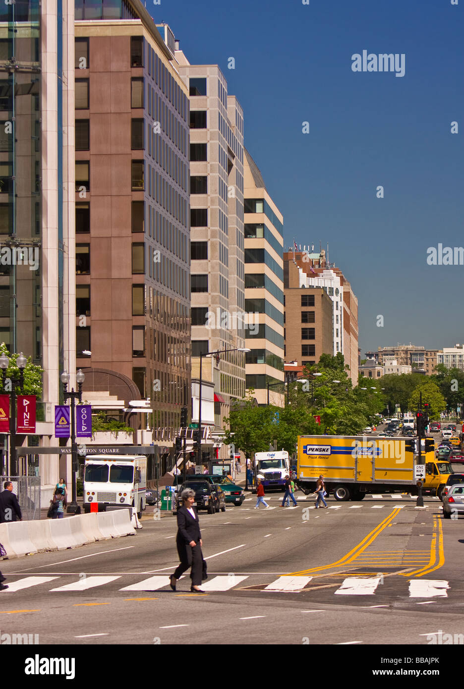 Washington dc downtown building hi-res stock photography and images - Alamy