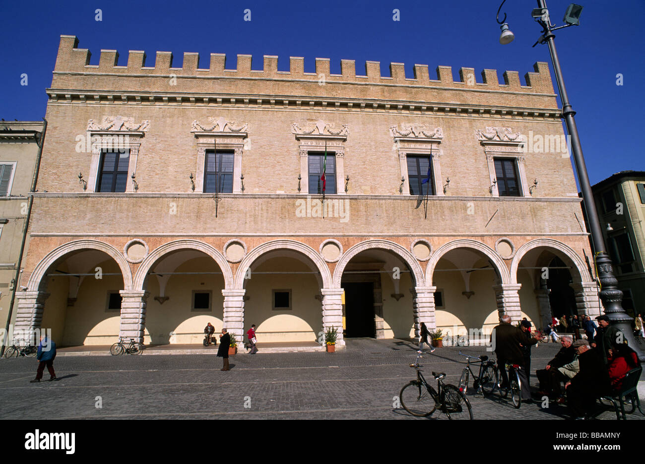 Italy, Le Marche, Pesaro, Palazzo Ducale Stock Photo - Alamy
