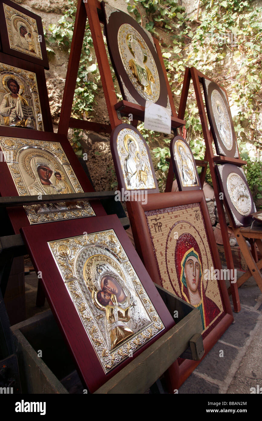 Greek orthodox icons hi-res stock photography and images - Alamy