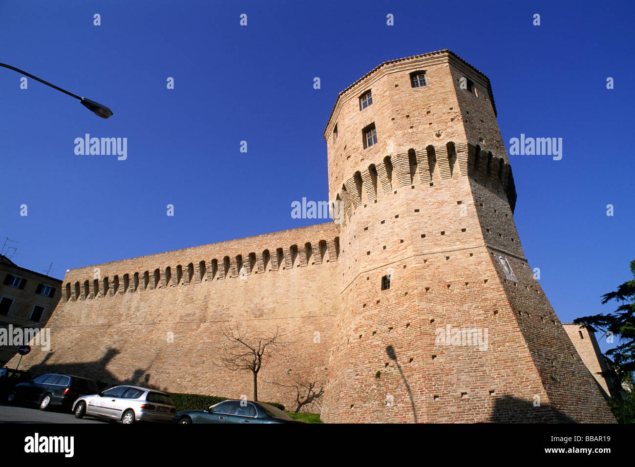 Italy, Le Marche, Jesi, city walls Stock Photo - Alamy
