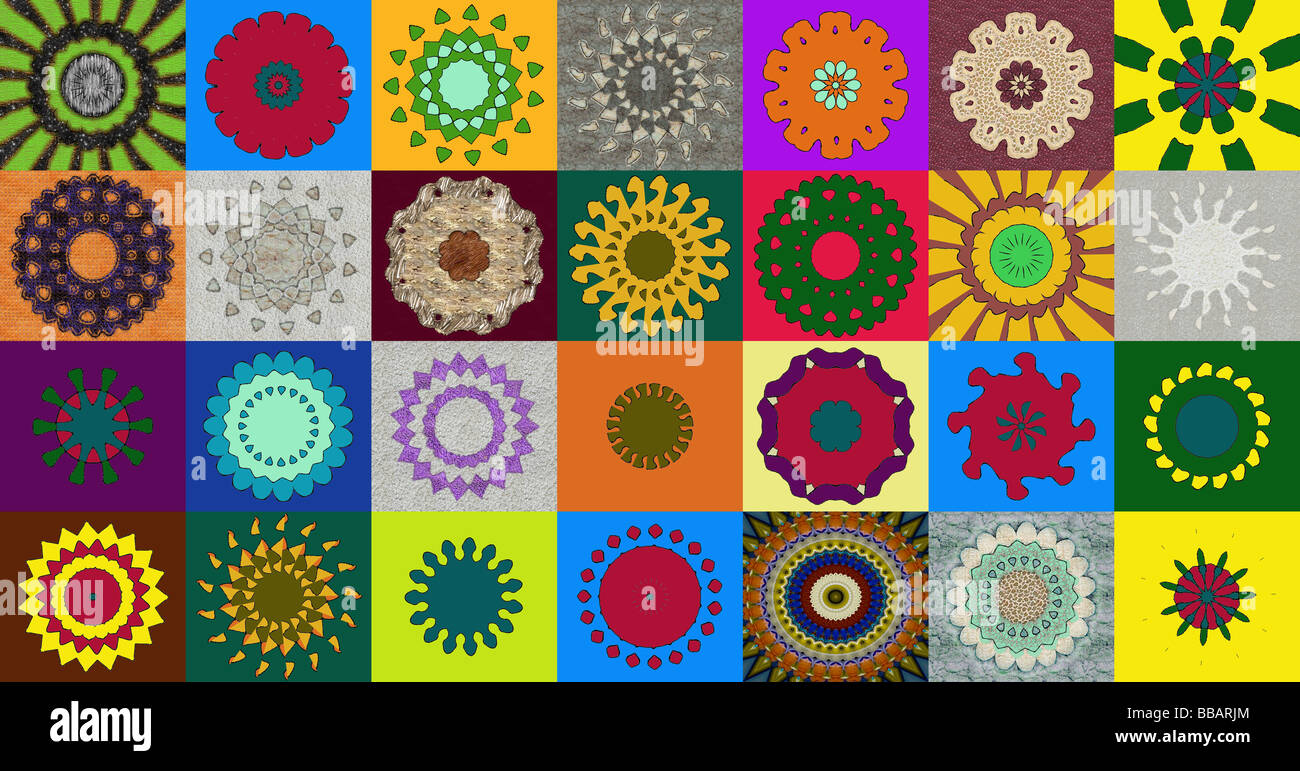 Kaleidoscopic designs hi-res stock photography and images - Alamy