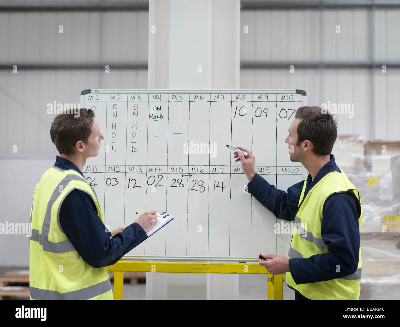 Job scheduling hi-res stock photography and images - Alamy