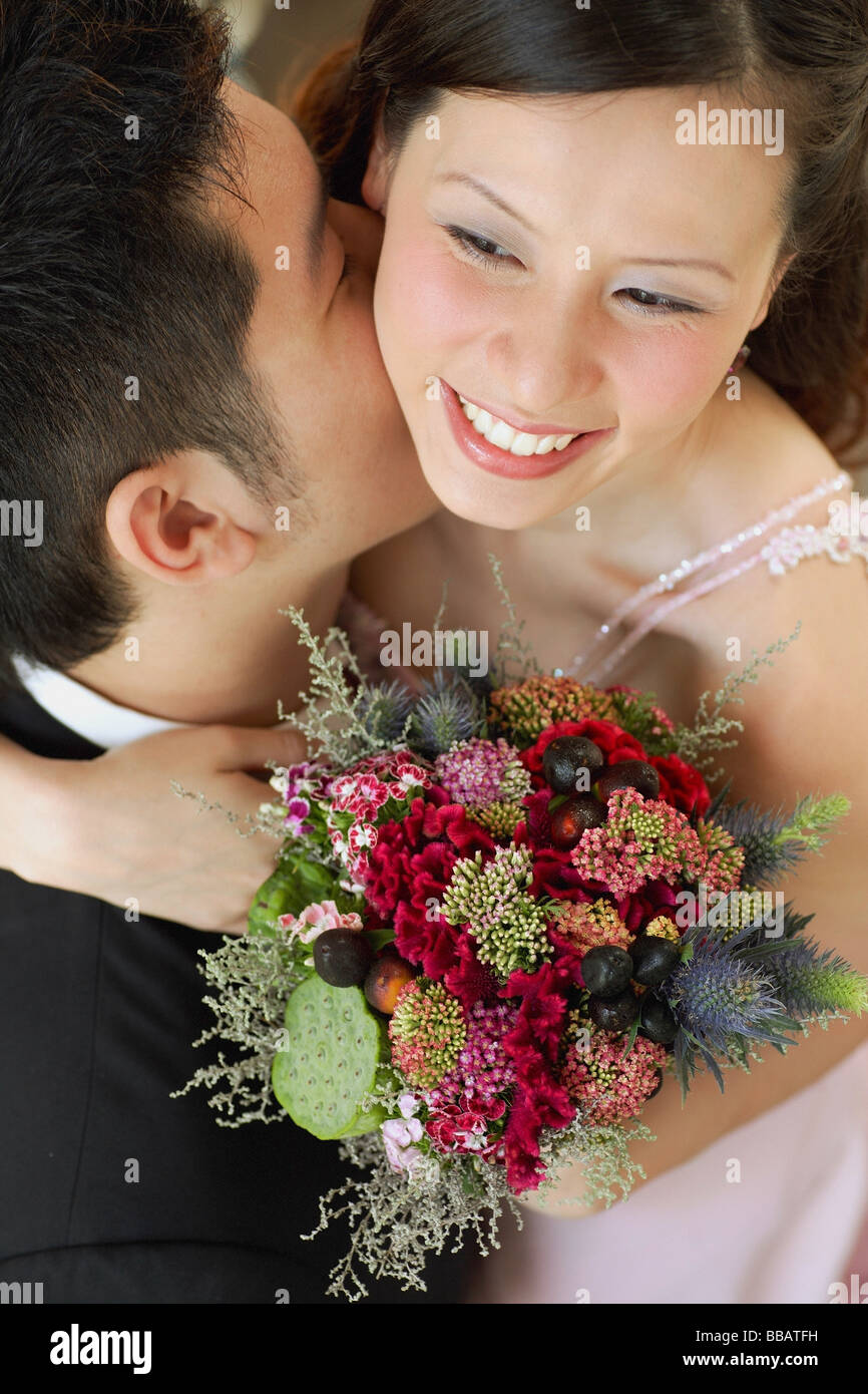 Man kissing woman on neck hi-res stock photography and images - Alamy