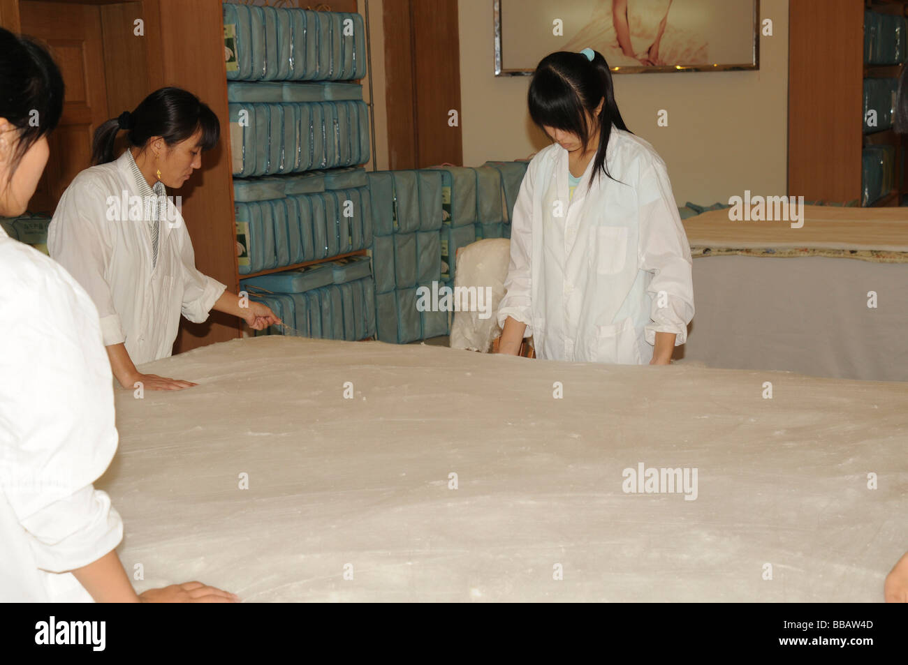 China chinese female factory workers hi-res stock photography and images - Alamy