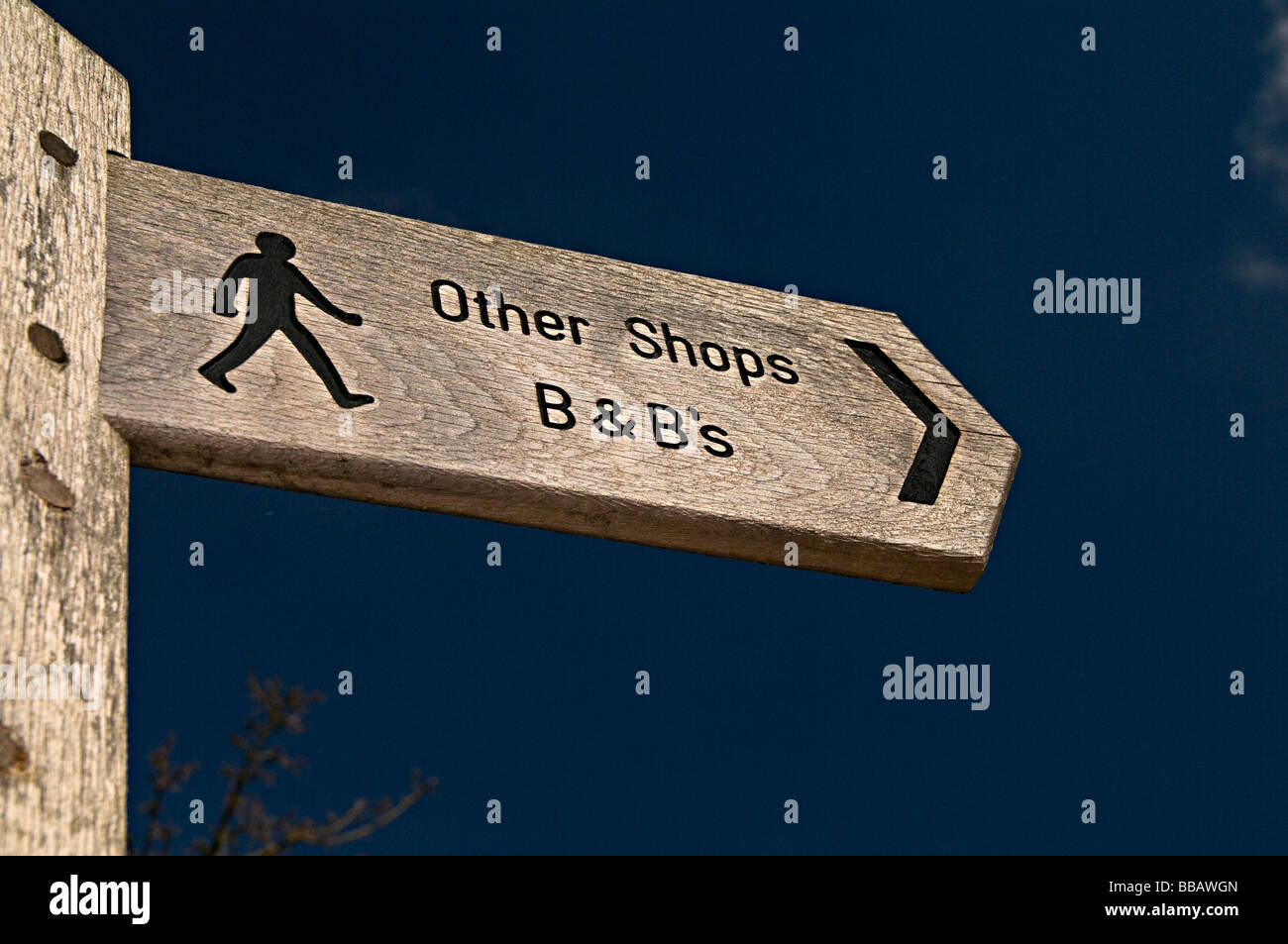 Bed breakfast road signs old hi-res stock photography and images - Alamy