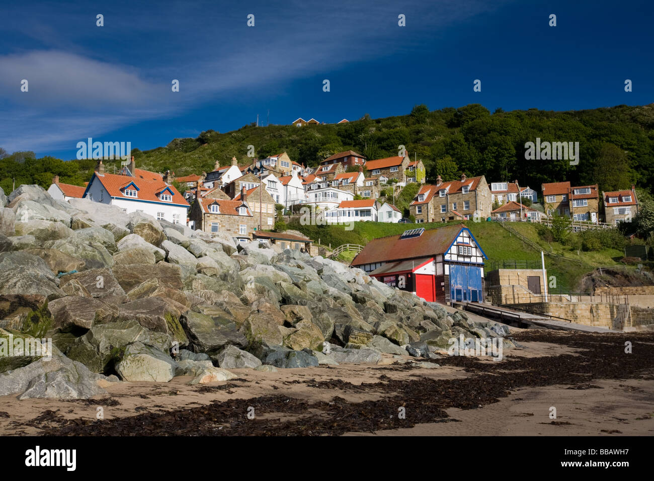 Runswick Bay North Yorkshire England Stock Photo - Alamy