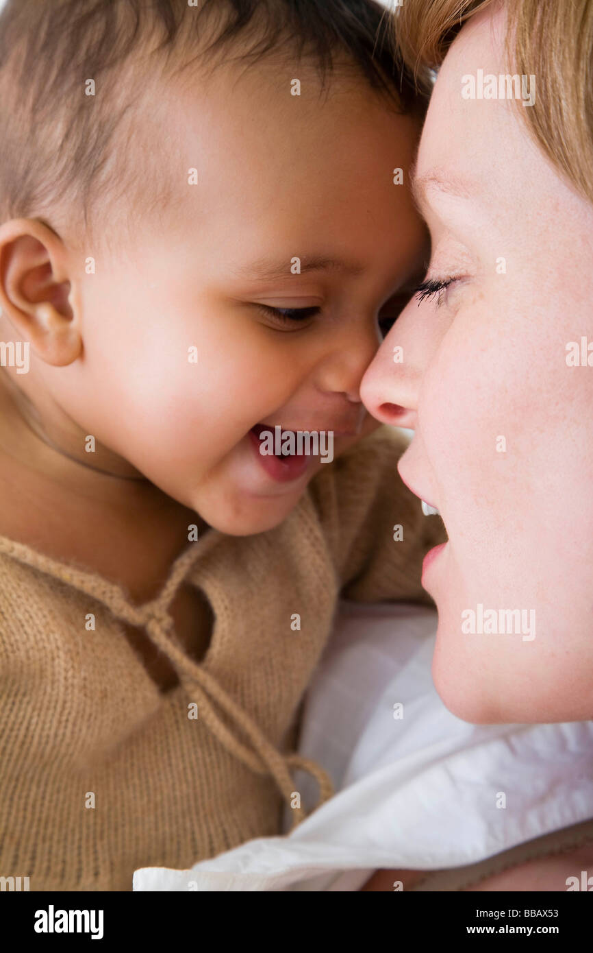 Mother & Baby Stock Photo - Alamy