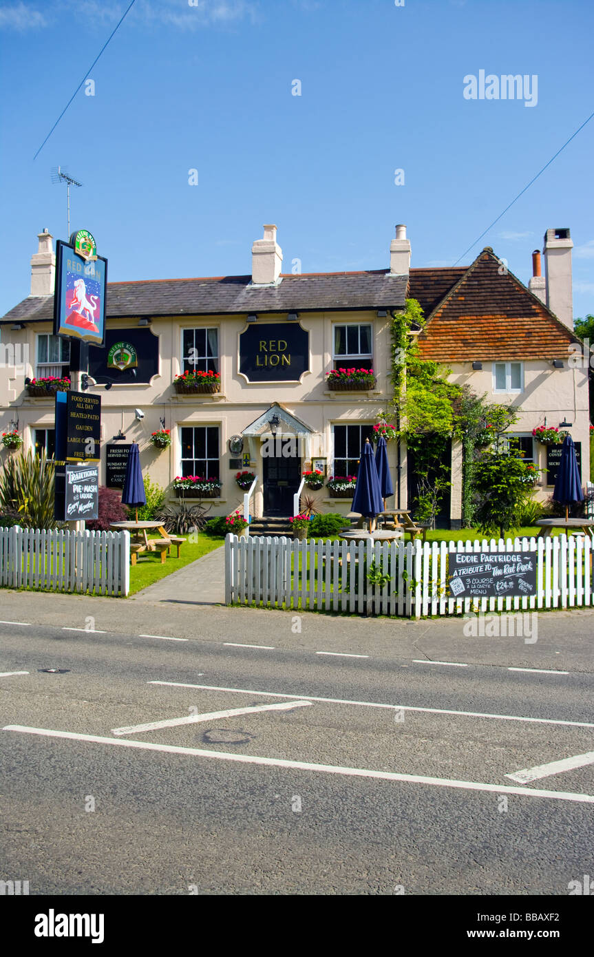 Red Lion English Country Pub Bletchingley Surrey Stock Photo - Alamy