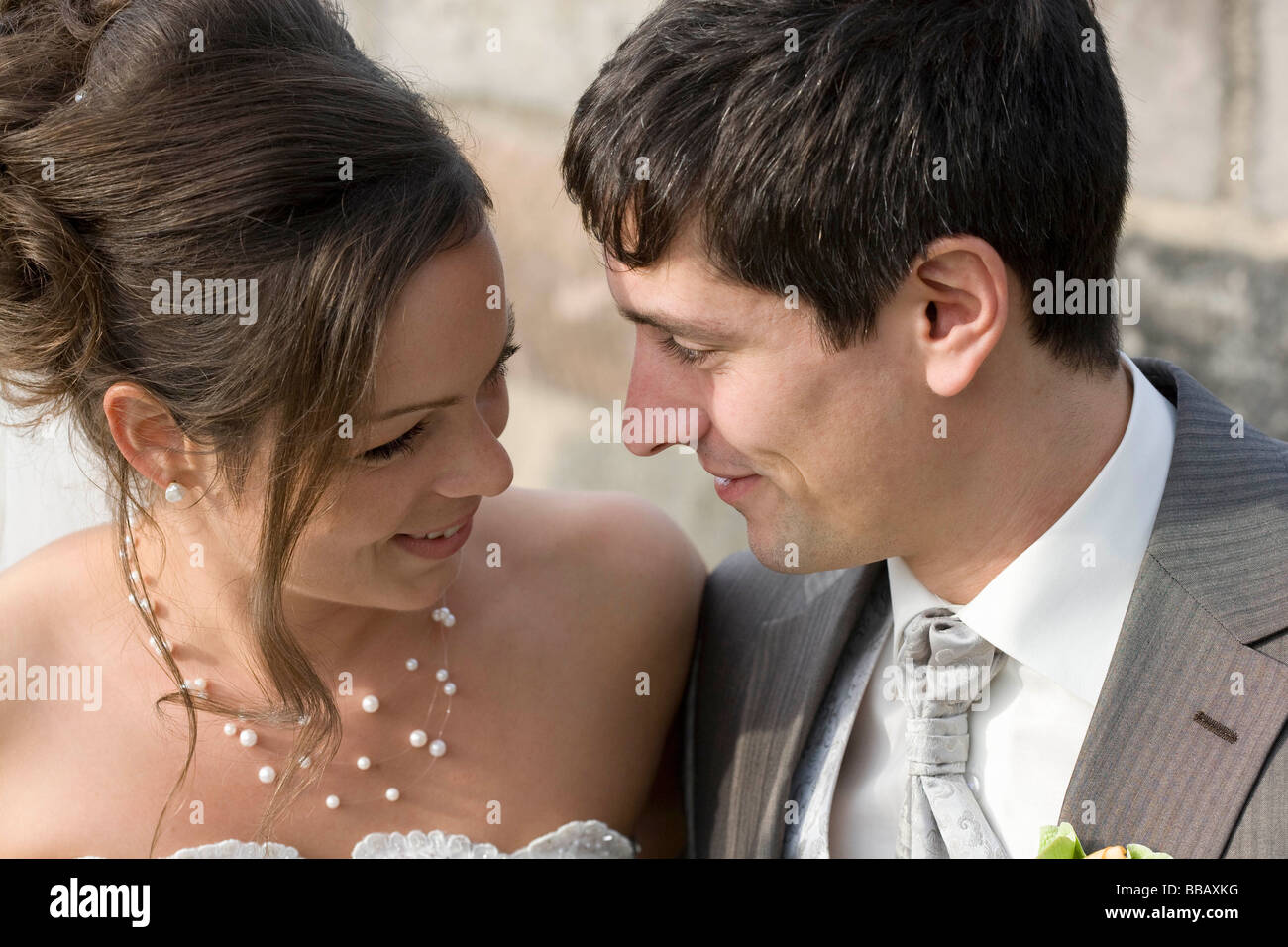 Close up bride groom hi-res stock photography and images - Alamy