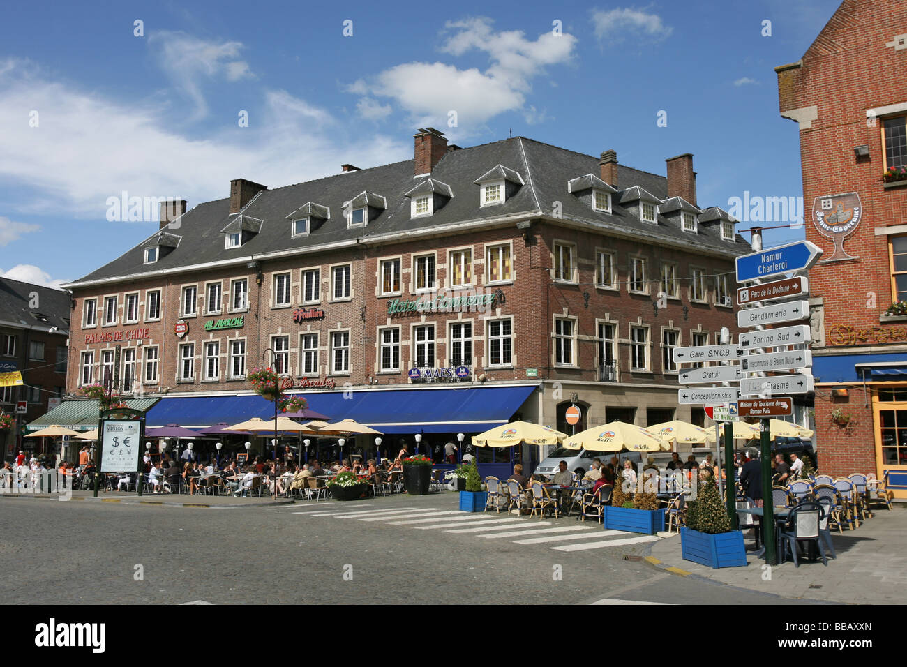 Town Centre of Nivelles, Walloon, Belgium Stock Photo - Alamy