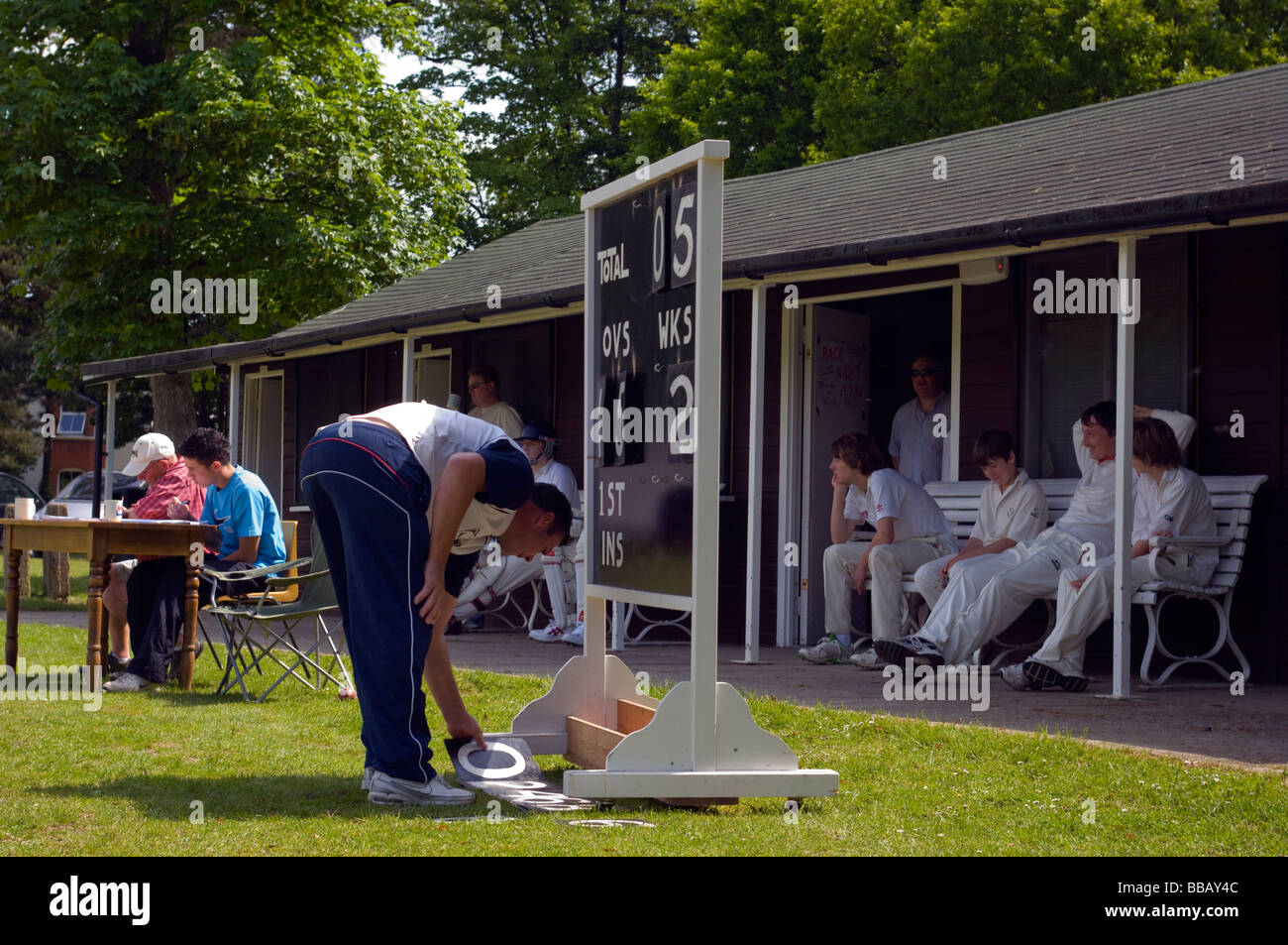 Cricket scoreboard hi-res stock photography and images - Alamy