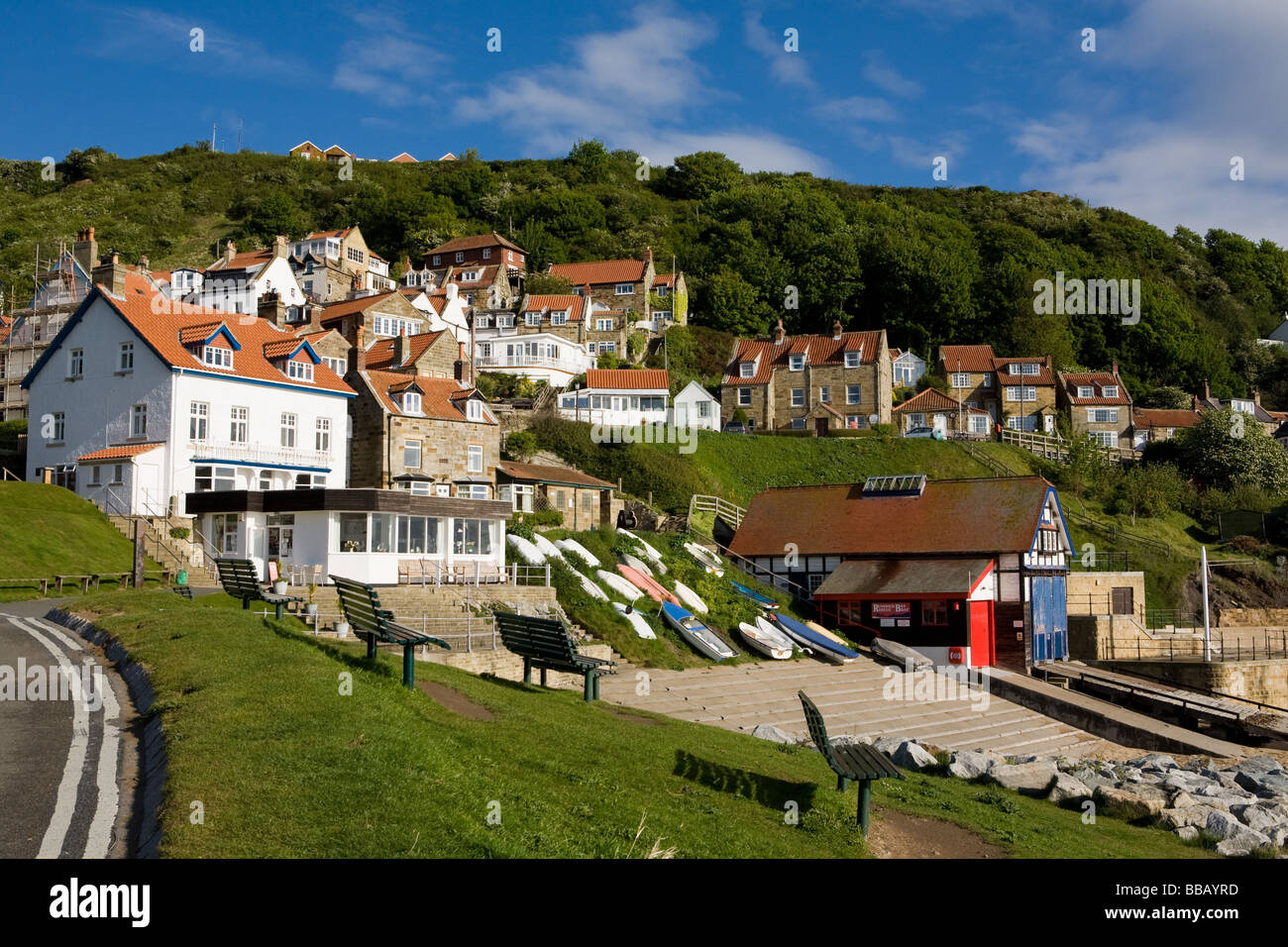 Runswick Bay North Yorkshire England Stock Photo - Alamy