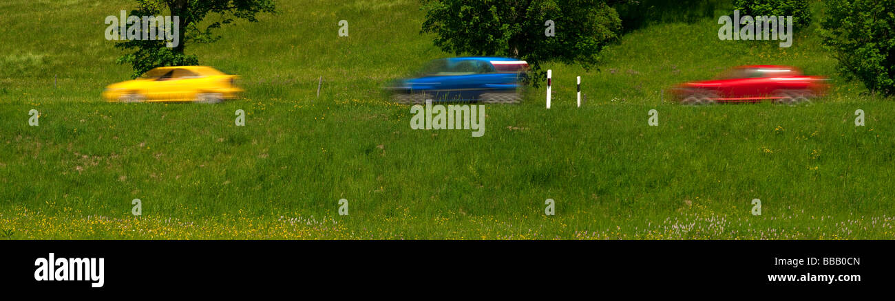Cars in landscape hi-res stock photography and images - Alamy