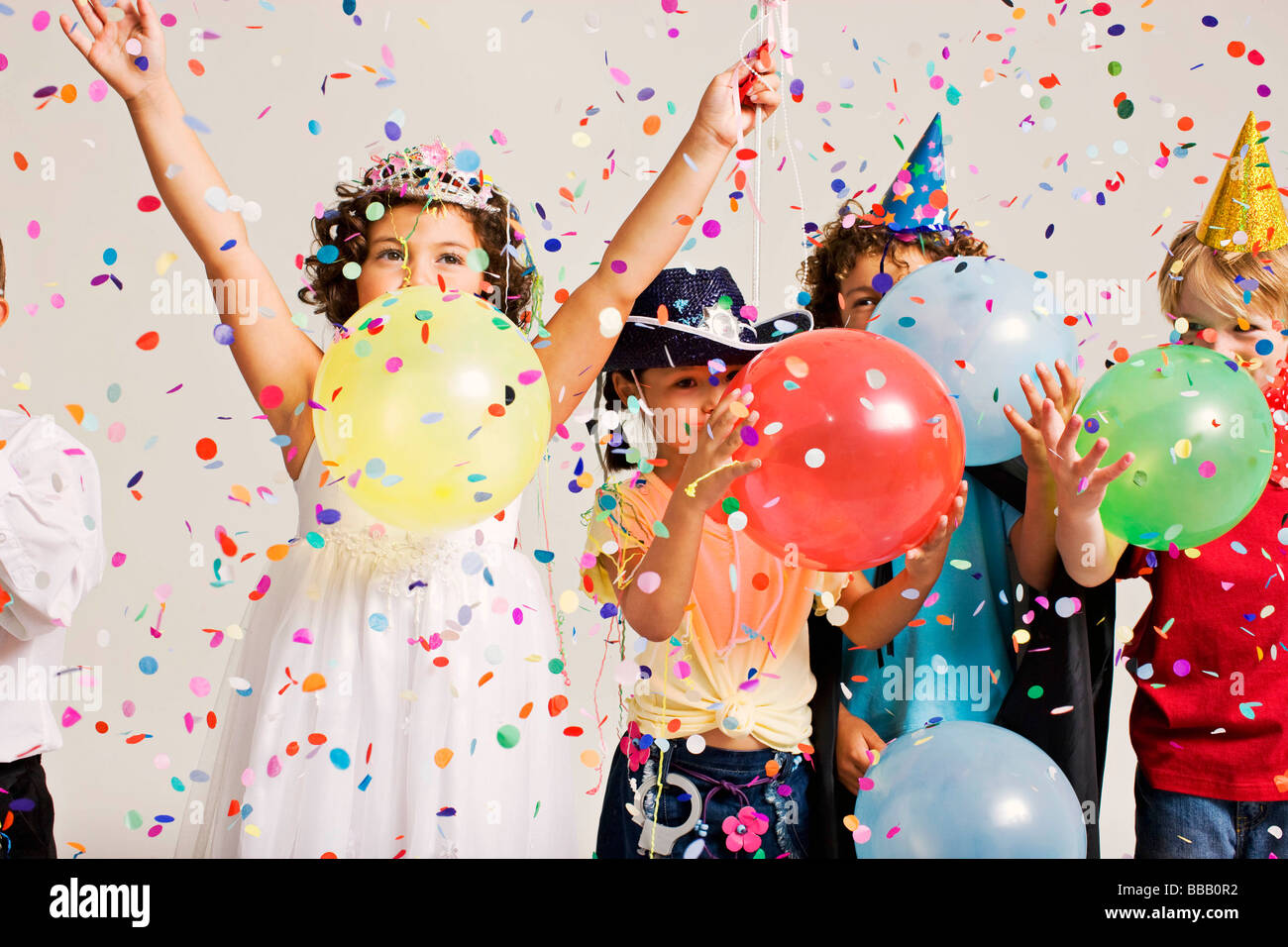 Children with balloon hi-res stock photography and images - Alamy
