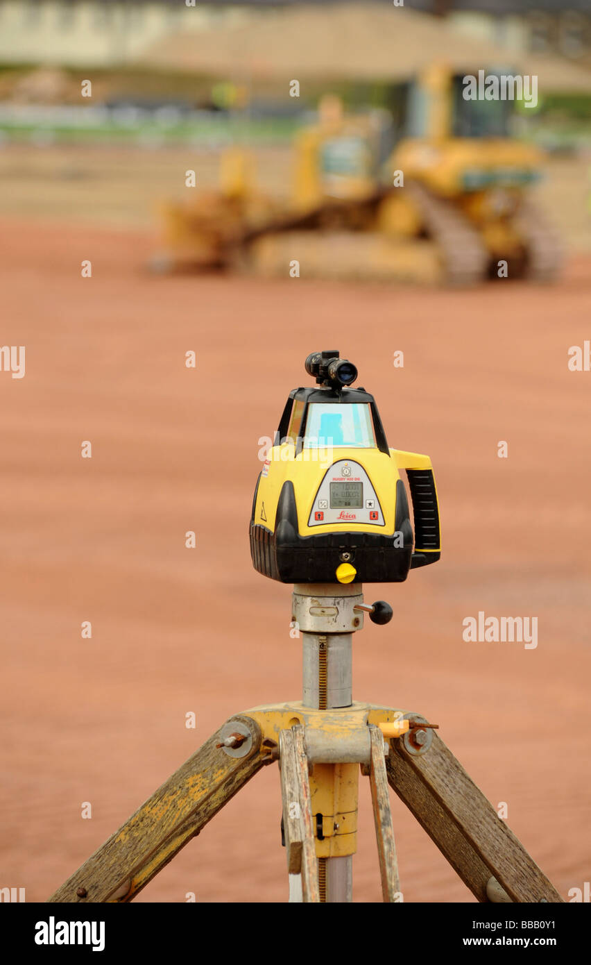 Electronic Theodolite on a Construction Site Stock Photo - Alamy