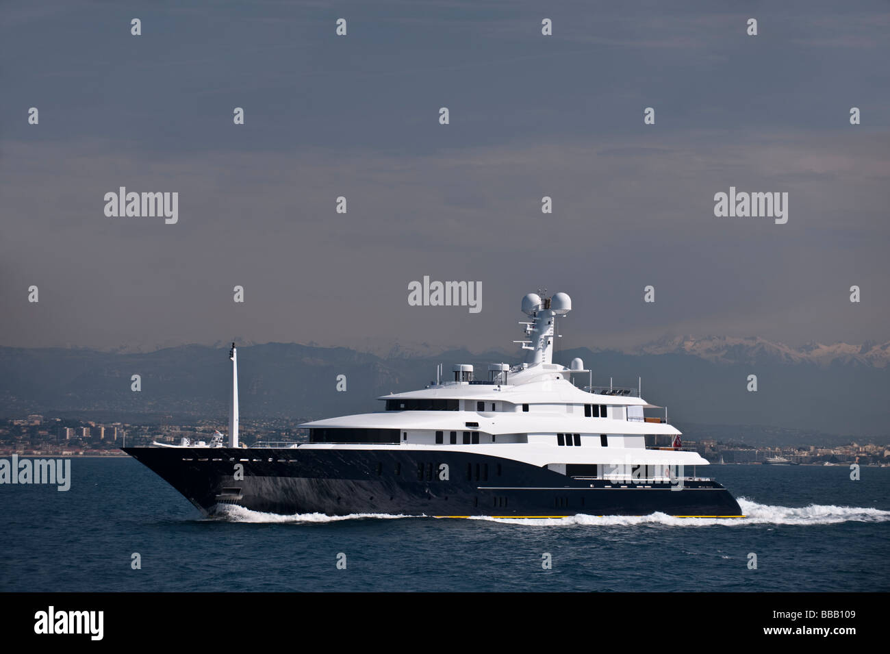 Abeking Rasmussen's 78.3 m super yacht C2 underway off Cannes launched ...