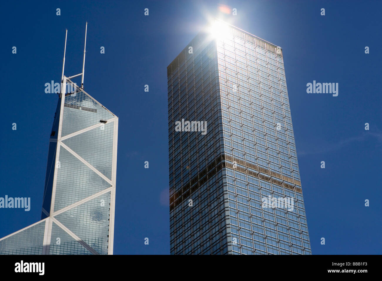 Cheung Kong Building & Bank of China Building, Central, Hong Kong Stock ...