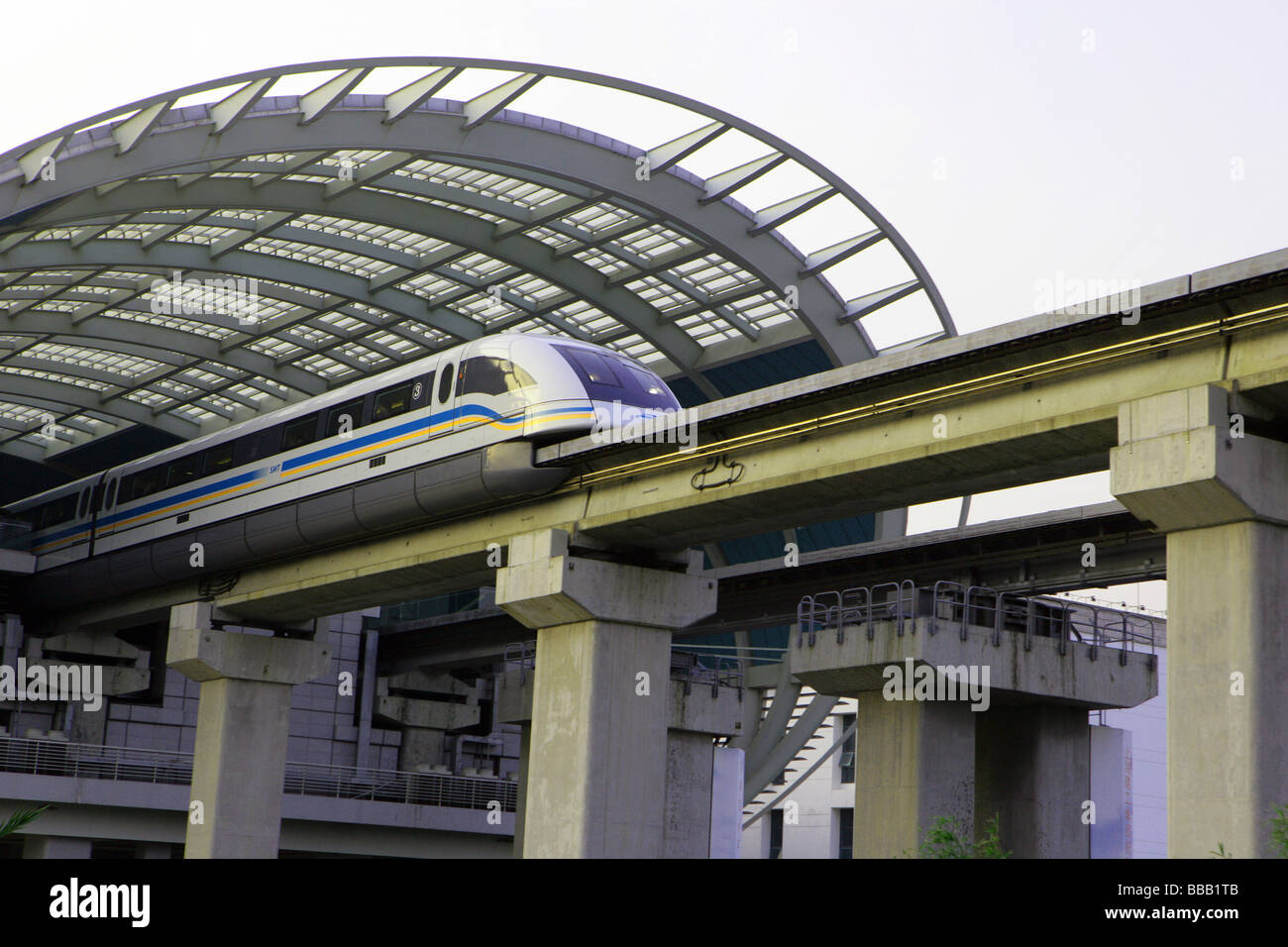 Maglev train, Shanghai Stock Photo - Alamy