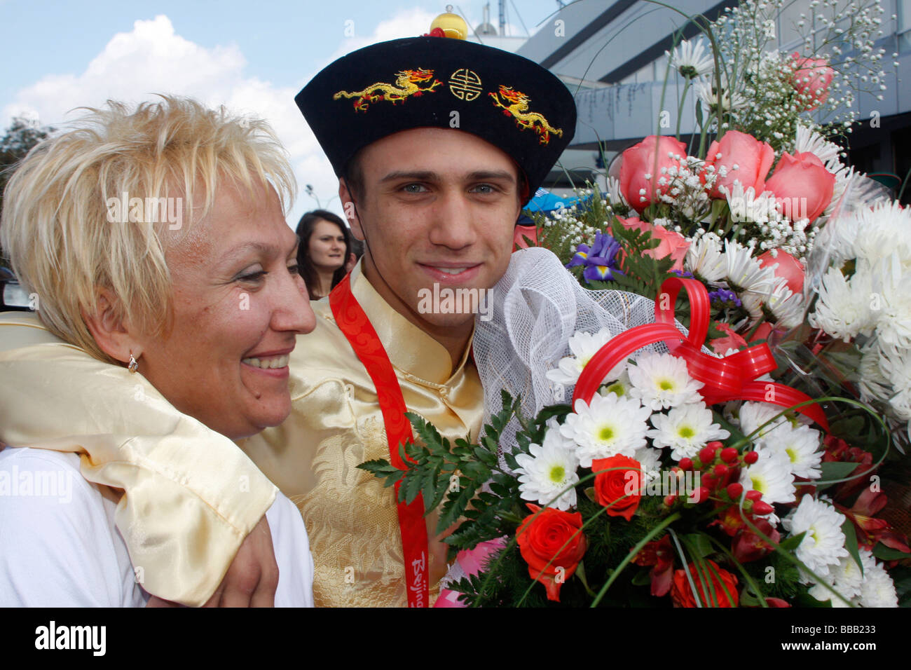 Arrival to Kiev,Ukraine boxer Vasyl Lomachenko won Olympic gold medal ...