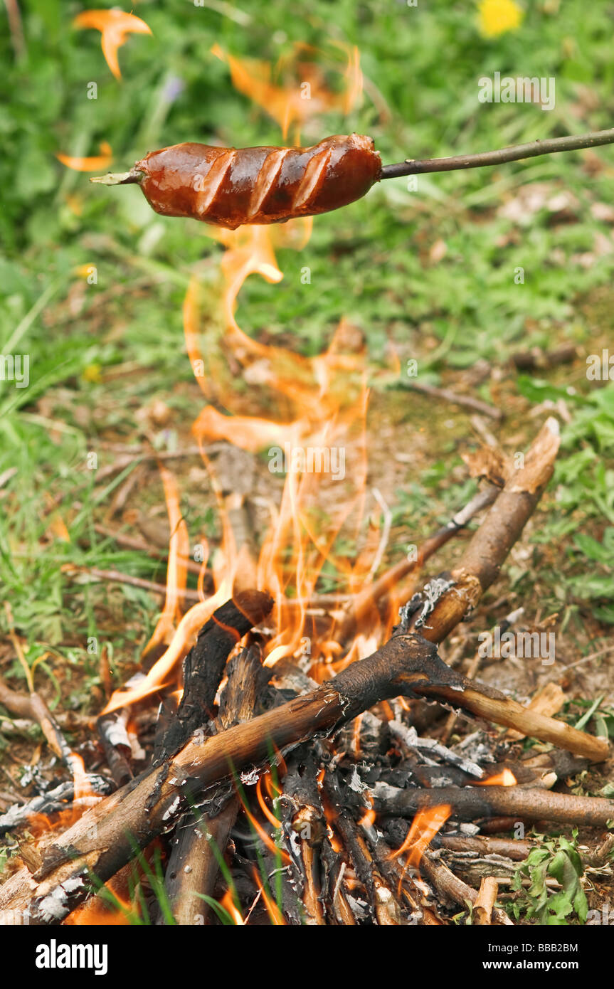 Burned sausage hi-res stock photography and images - Alamy