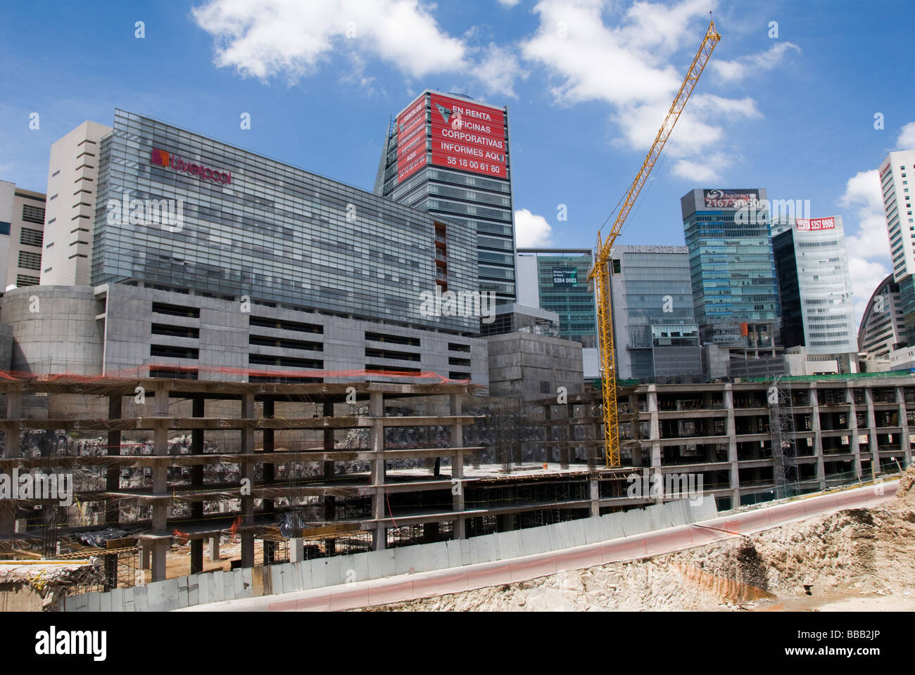 Building and construction work in Mexico Stock Photo - Alamy