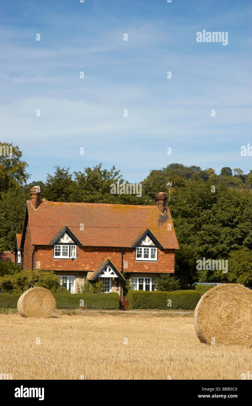 A nice home in the countryside in Kent England Stock Photo - Alamy
