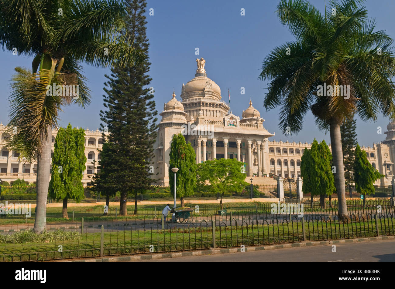 Vidhana soudha central hi-res stock photography and images - Alamy