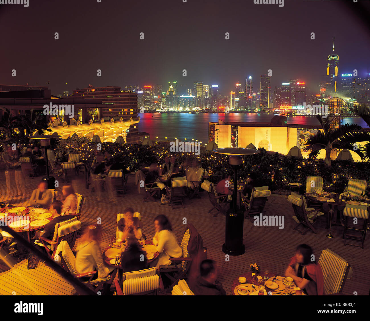 Sun Terrace, Peninsula Hotel, Hong Kong Stock Photo - Alamy