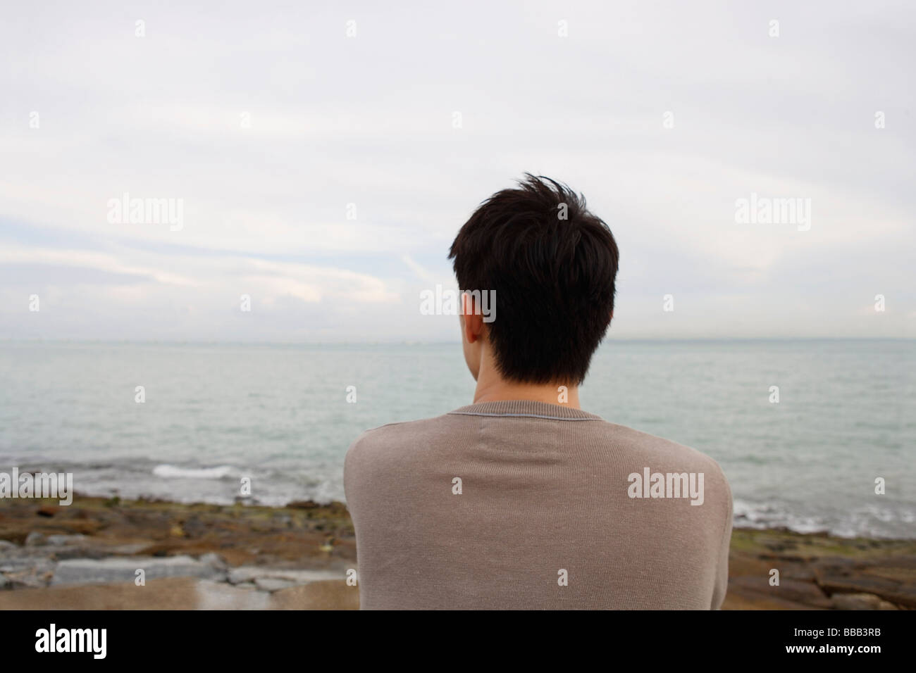 Man and ocean hi-res stock photography and images - Alamy